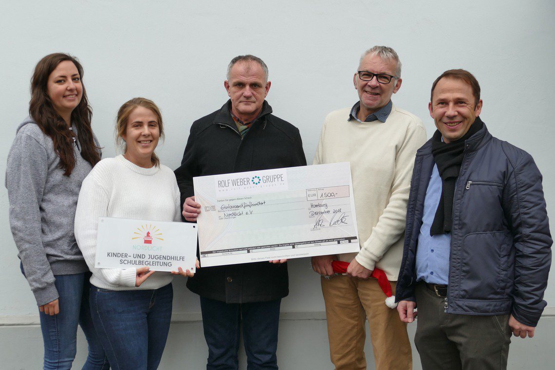 Weihnachtsspende 2018 - ROLF WEBER GRUPPE