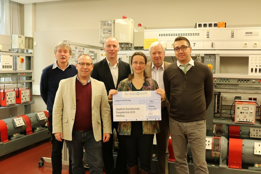 Weihnachtsspende 2015 - ROLF WEBER GRUPPE